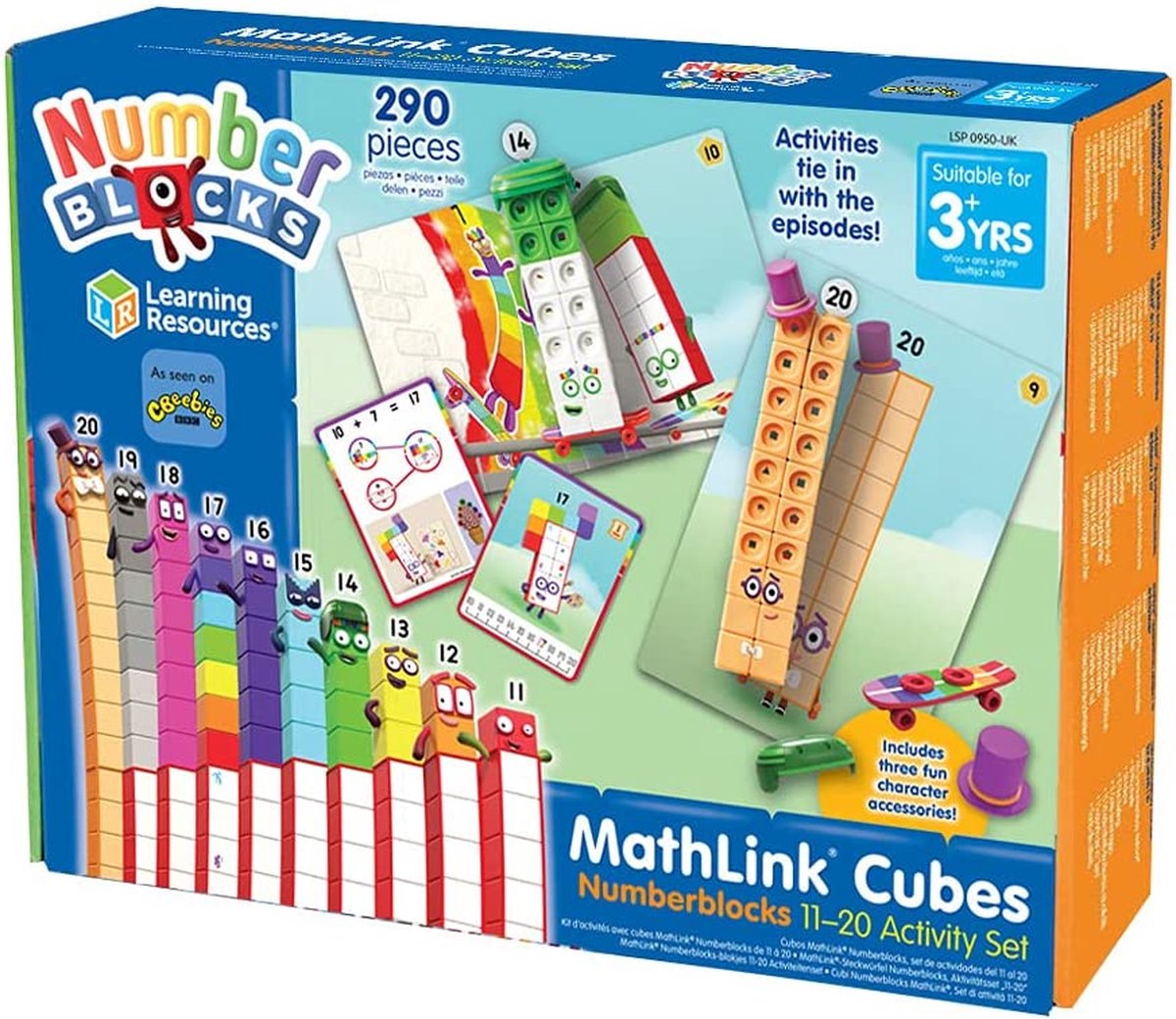 Learning Resources Numberblocks MathLink Cubes 11-20 Activity Set — Booghe