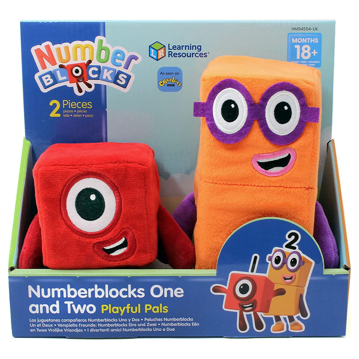 Learning Resources Numberblocks One and Two Playful Pals Soft Toys — Booghe