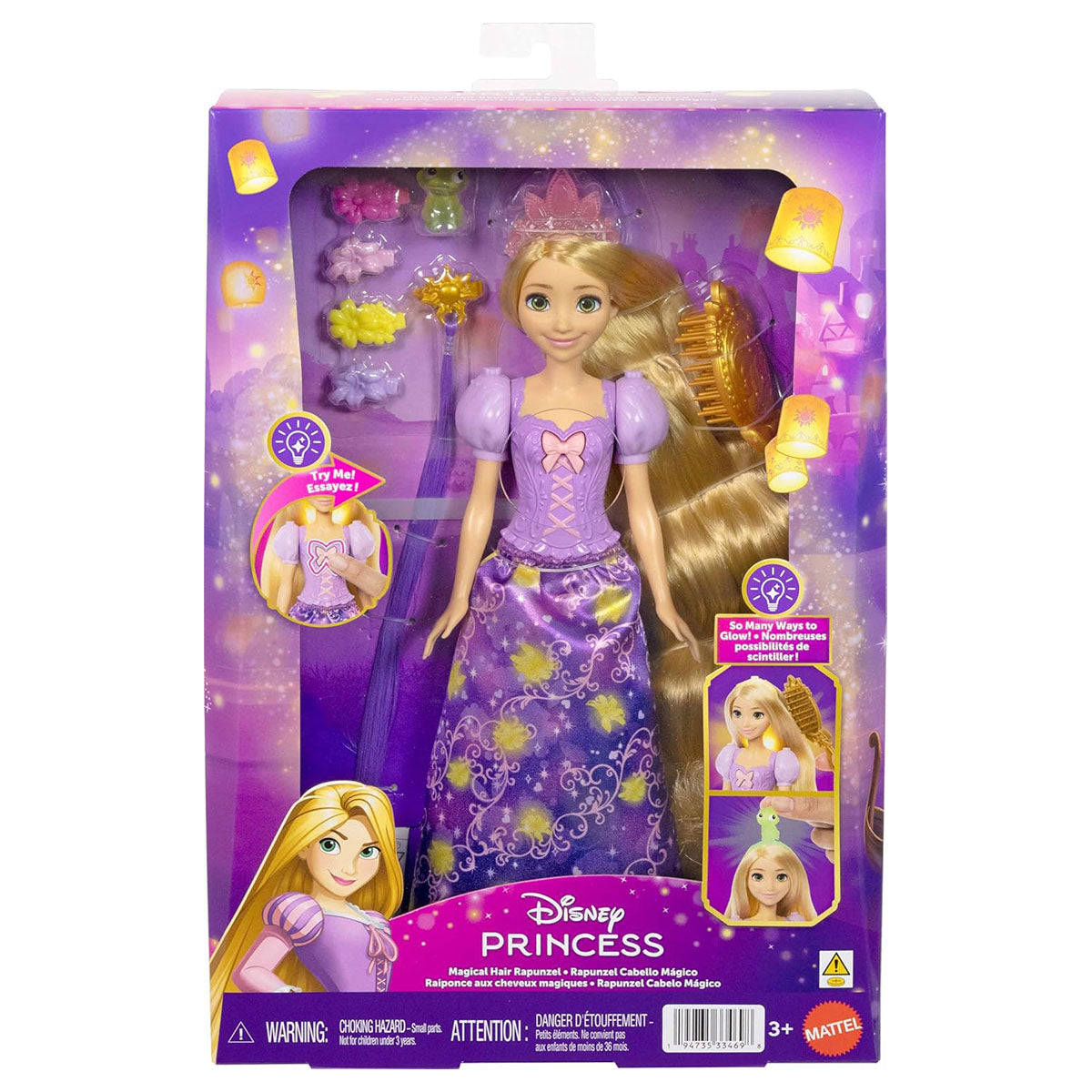 Disney Princess Magical Hair Rapunzel Doll — Booghe