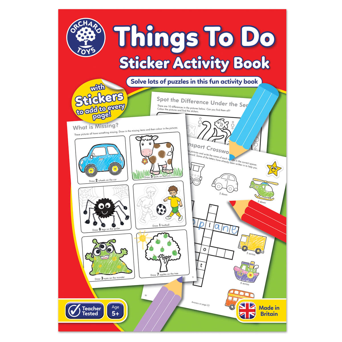 Orchard Toys Things to Do Sticker Activity Book — Booghe
