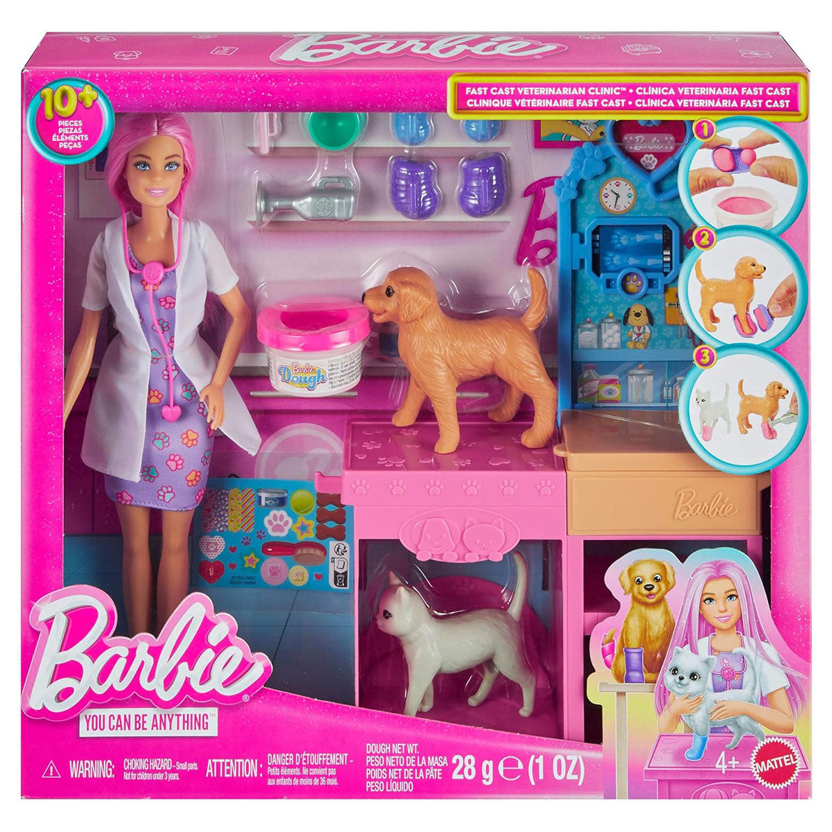 Barbie Fast Cast Pet Vet Clinic Playset — Booghe