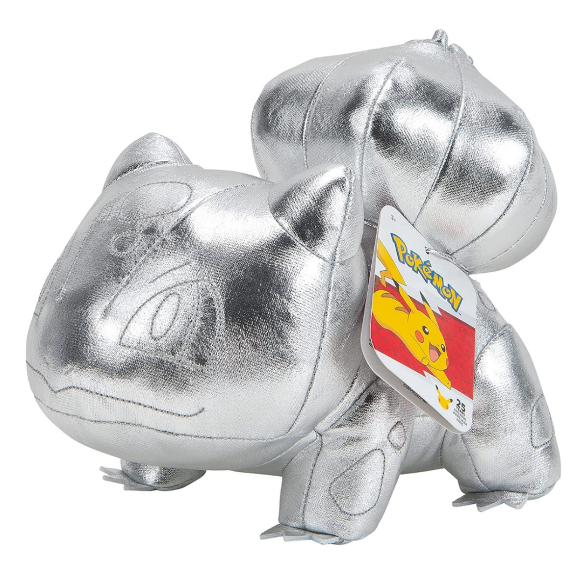Pokémon 25 Years Silver Bulbasaur 8" Plush — Booghe