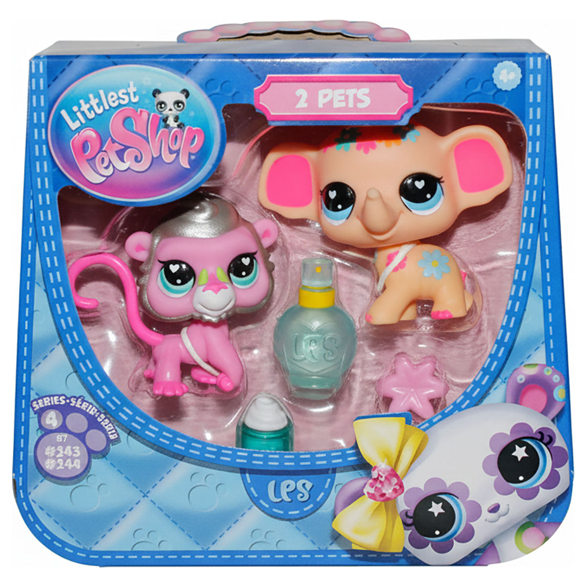 Littlest Pet Shop Pet Pair Series 4 Elephant Spa Figures — Booghe