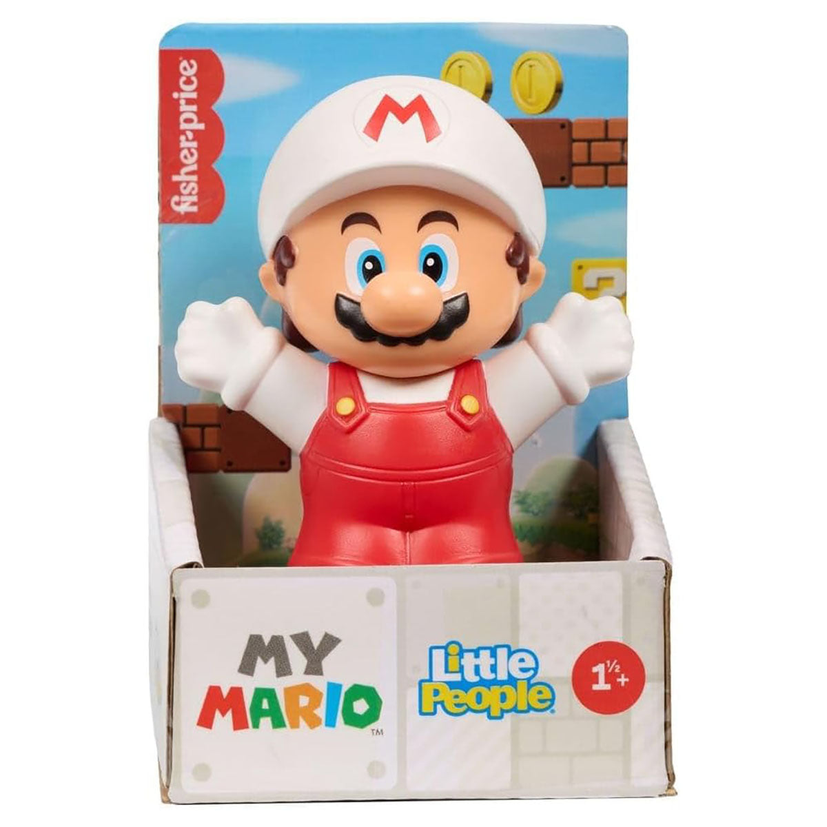 Fisher-Price Little People My Mario Fire Mario 7cm Figure — Booghe