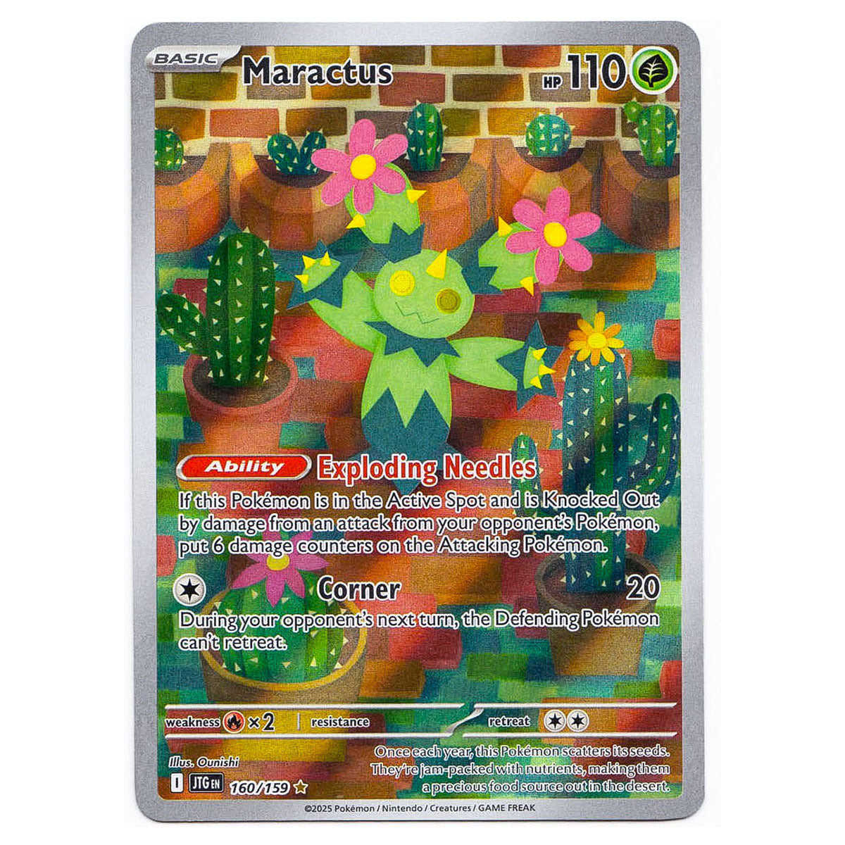 Maractus #160/159 Pokémon SV09: Journey Together — Booghe