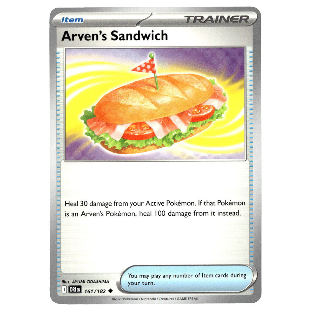 Arven's Sandwich #161/182 Pokémon SV10: Destined Rivals — Booghe