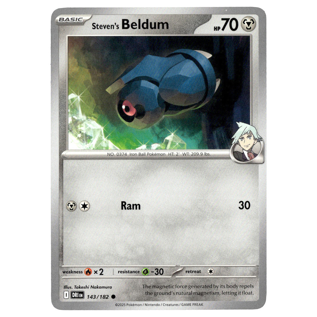 Steven's Beldum #143/182 Pokémon SV10: Destined Rivals — Booghe