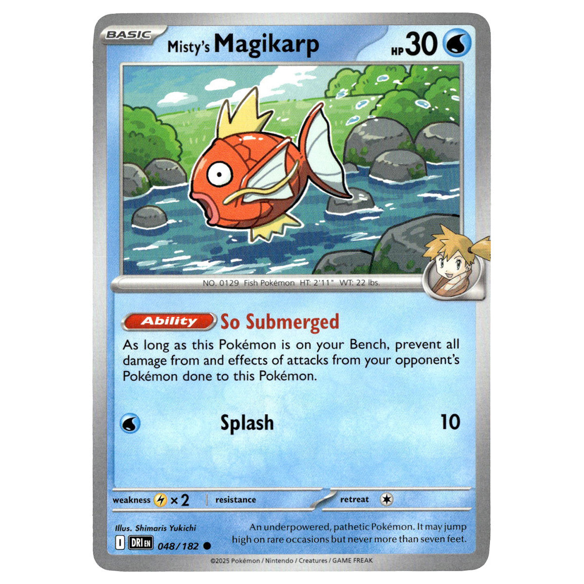 Misty's Magikarp #048/182 Pokémon SV10: Destined Rivals — Booghe
