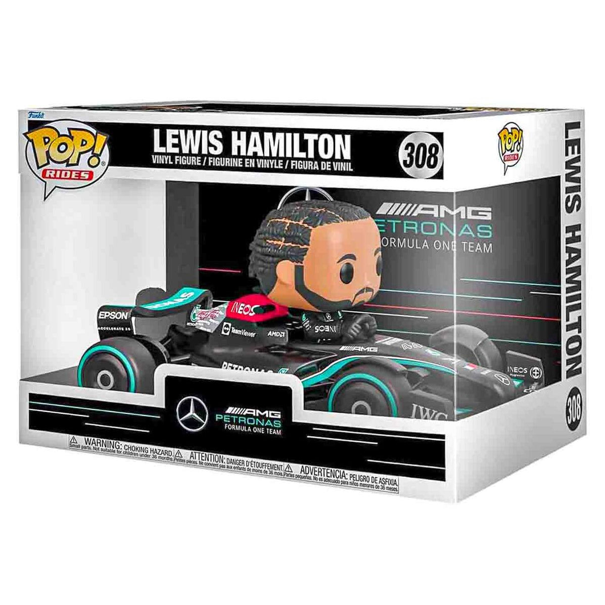 Funko Pop! Rides: F1 Mercedes-AMG Petronas: Lewis Hamilton Super Delux ...