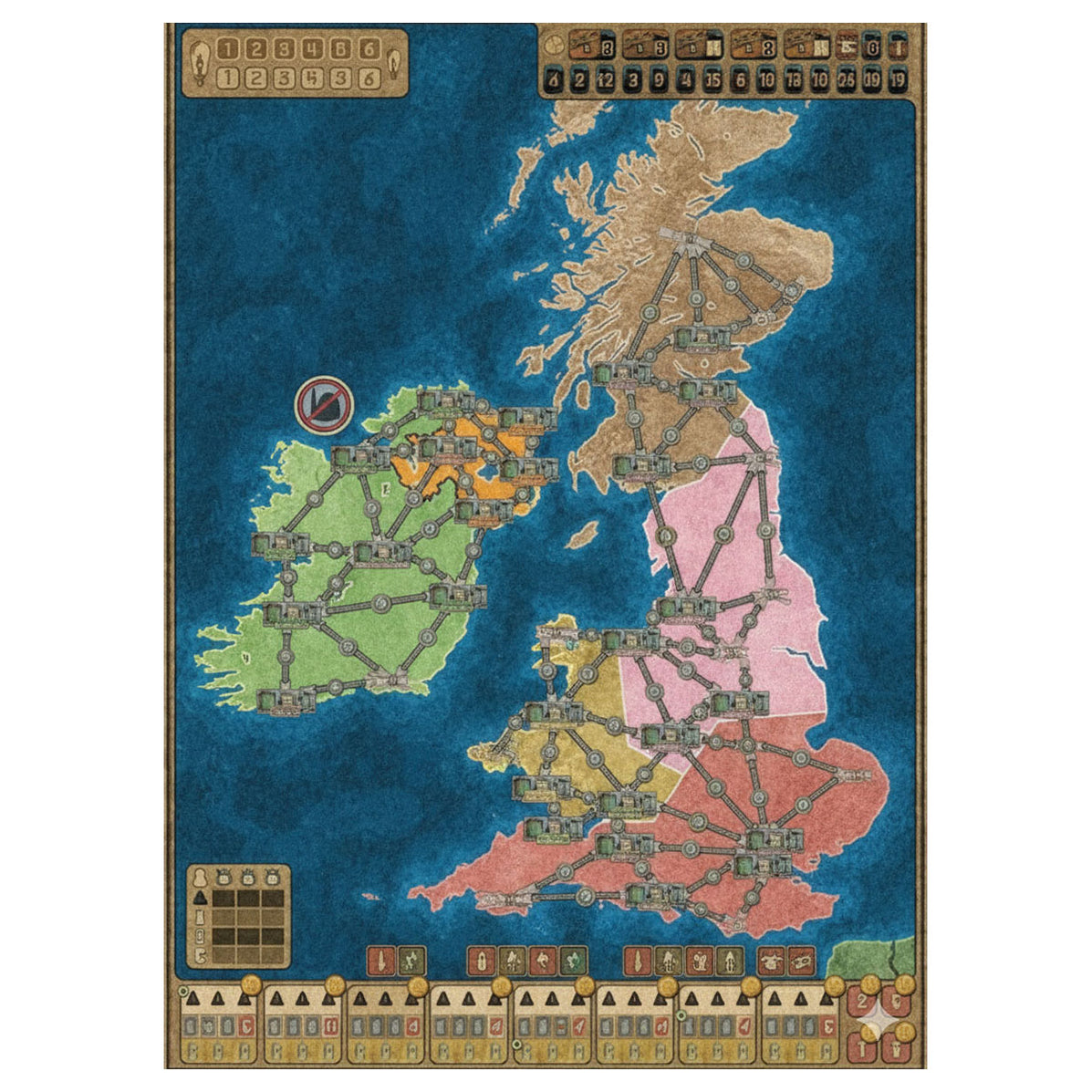 Power Grid Expansion: Northern Europe/UK & Ireland 2nd Edition Game ...