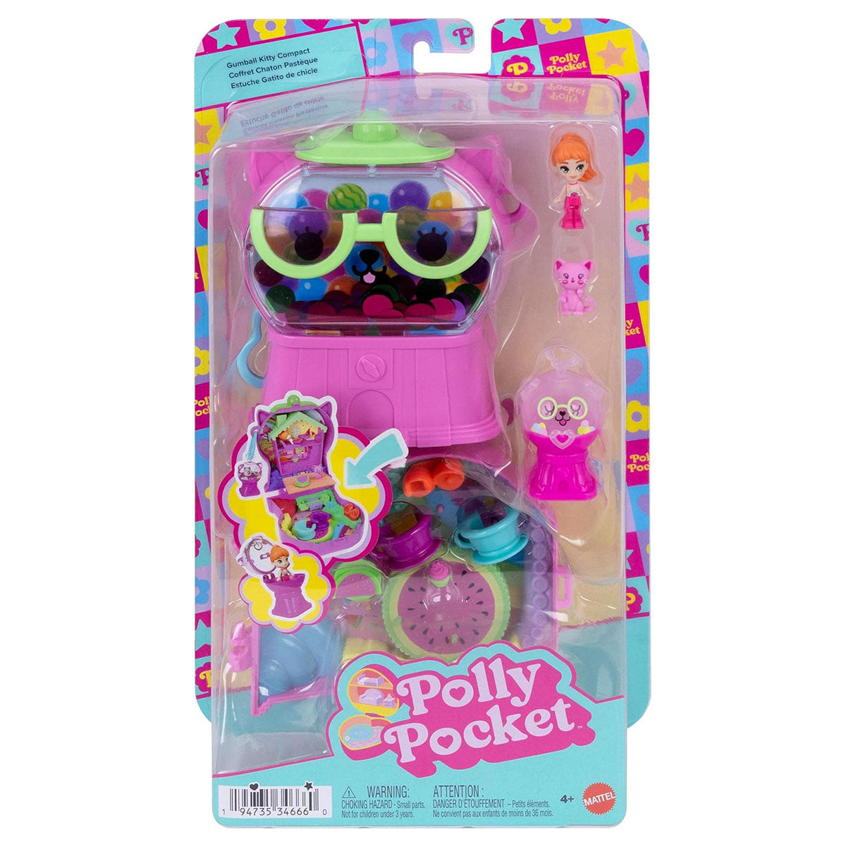 Polly Pocket Gumball Kitty Compact Playset — Booghe