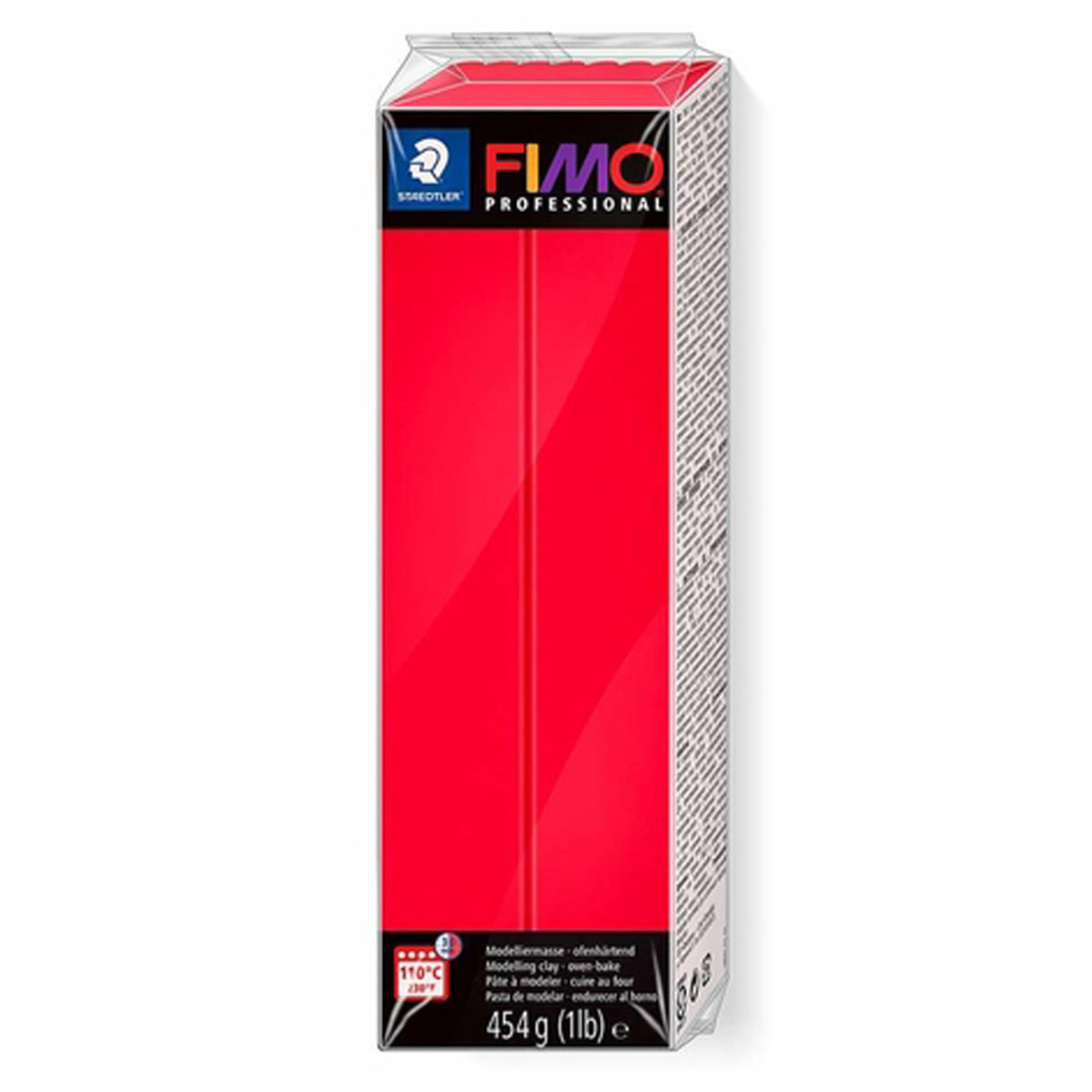 Staedtler FIMO Professional True Red Oven-Bake Modelling Clay 454g — Booghe