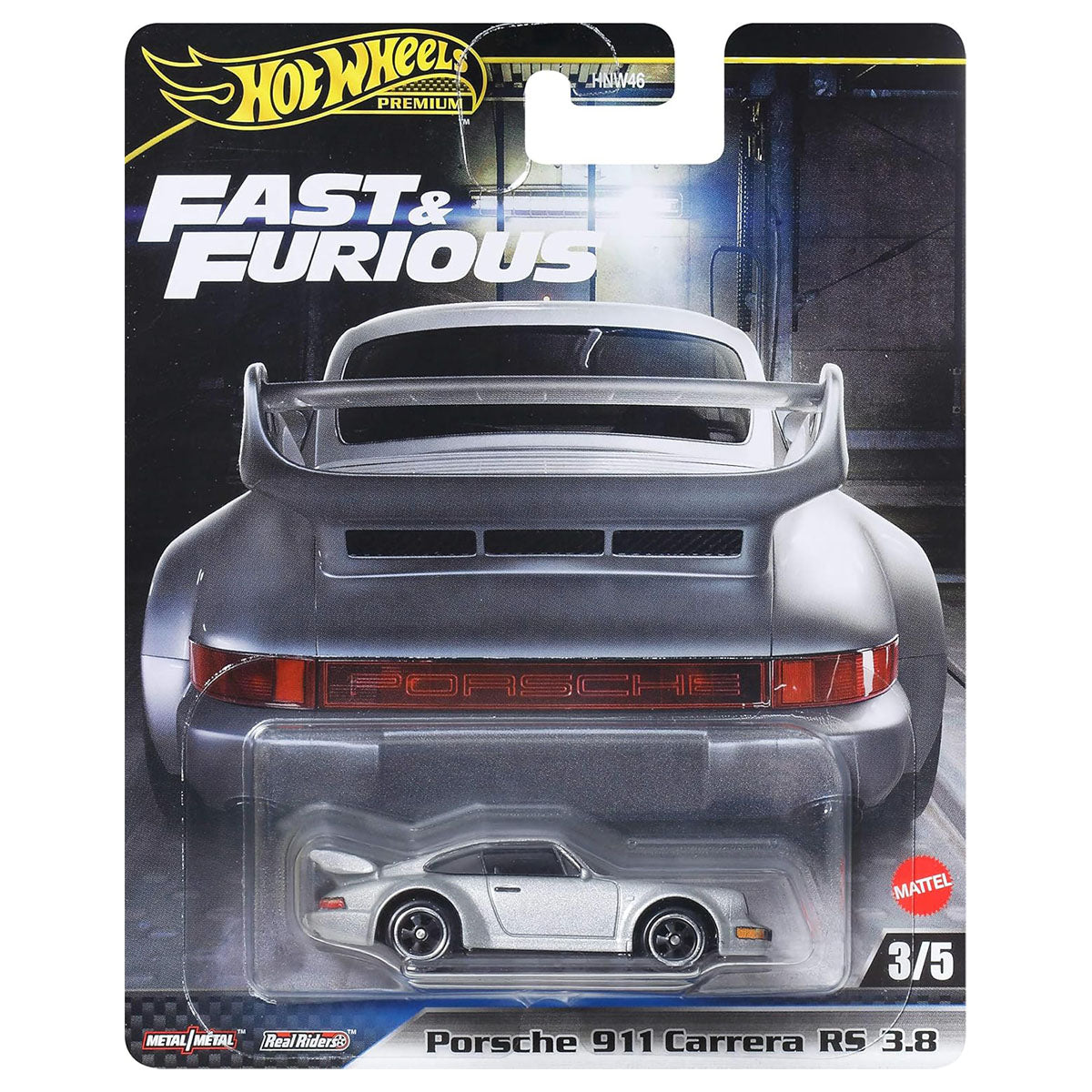 Hot Wheels Premier Fast & Furious: Porsche 911 Carerra RS 3.8 1:64 Car ...