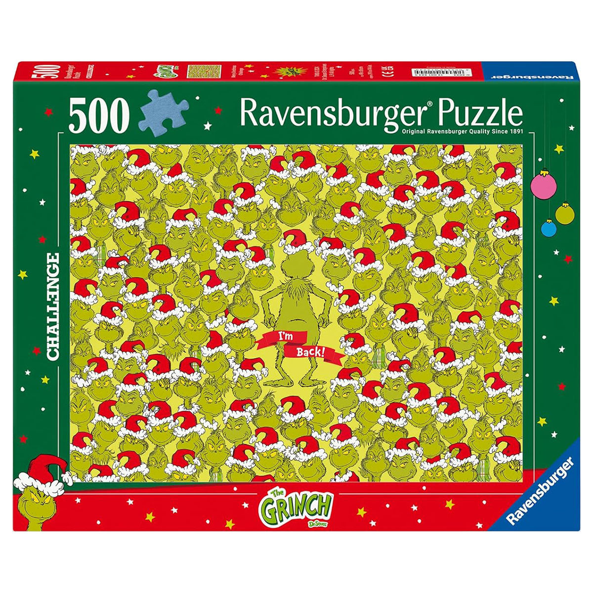 Ravensburger The Grinch Challenge 500 Piece Jigsaw Puzzle — Booghe