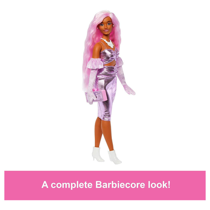 Barbie Deluxe Style Metallic Pink Fashion Doll — Booghe