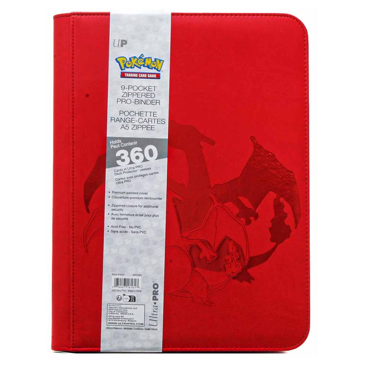 Pokémon TCG: Elite Series Charizard 9-Pocket Zippered PRO Binder — Booghe