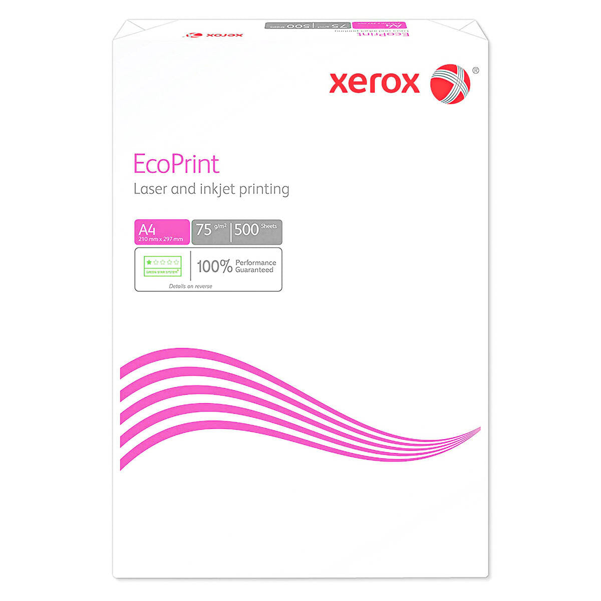 Xerox EcoPrint Laser and Inkjet Printing A4 Paper 75gsm 500 Sheets — Booghe