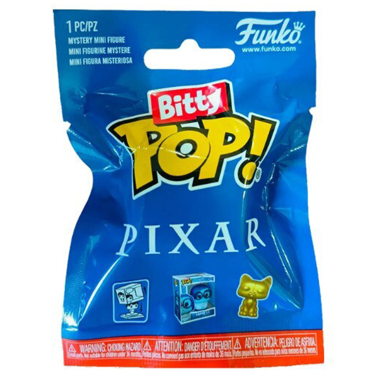 Funko Bitty Pop! Singles: Pixar Vinyl Figure Blind Bag (styles vary ...