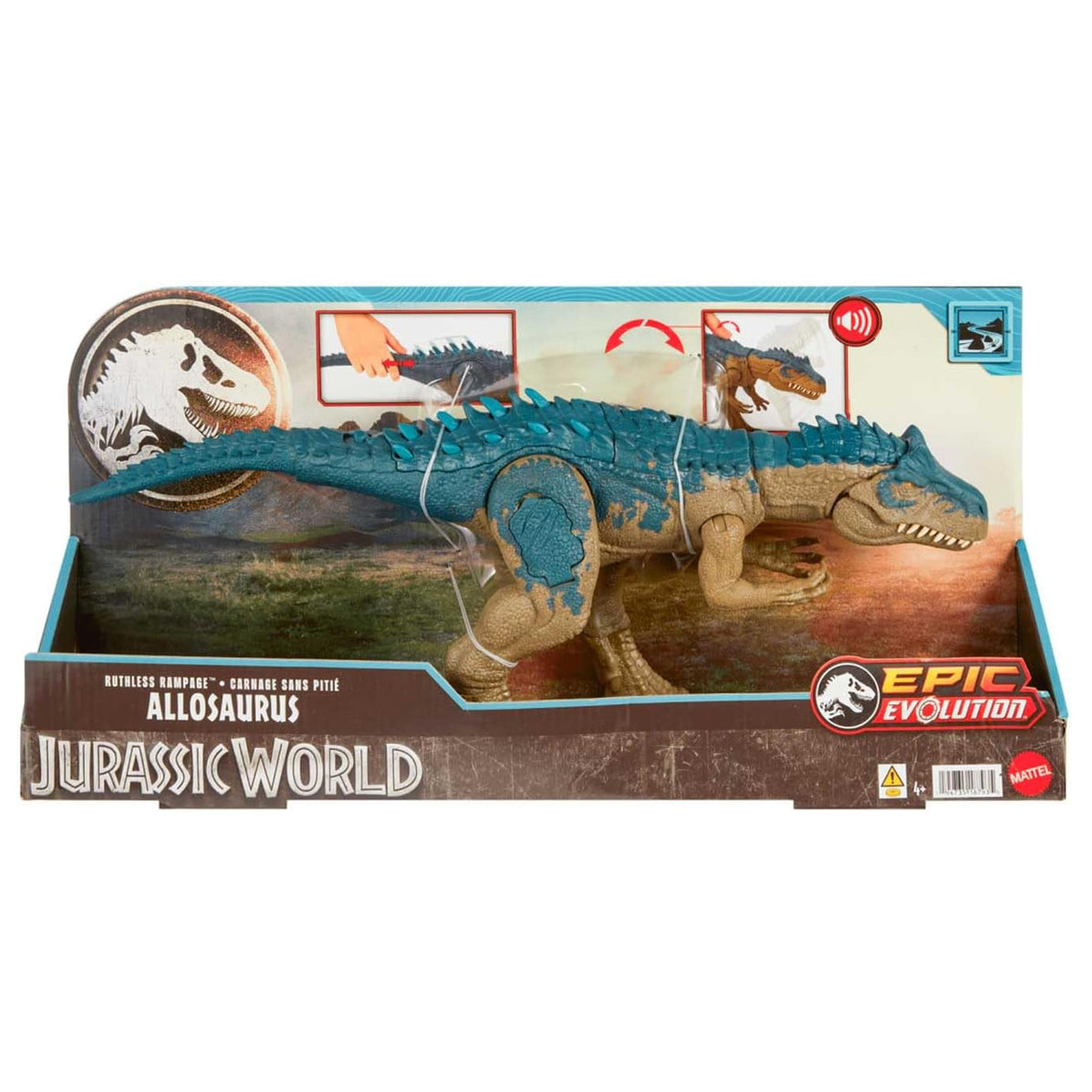 Jurassic World Ruthless Rampage Allosaurus Dinosaur Figure — Booghe