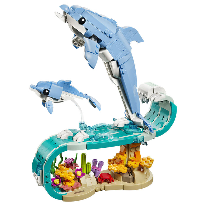 LEGO Creator 3 in 1 Sea Animals: Beautiful Dolphins Building Set — Booghe
