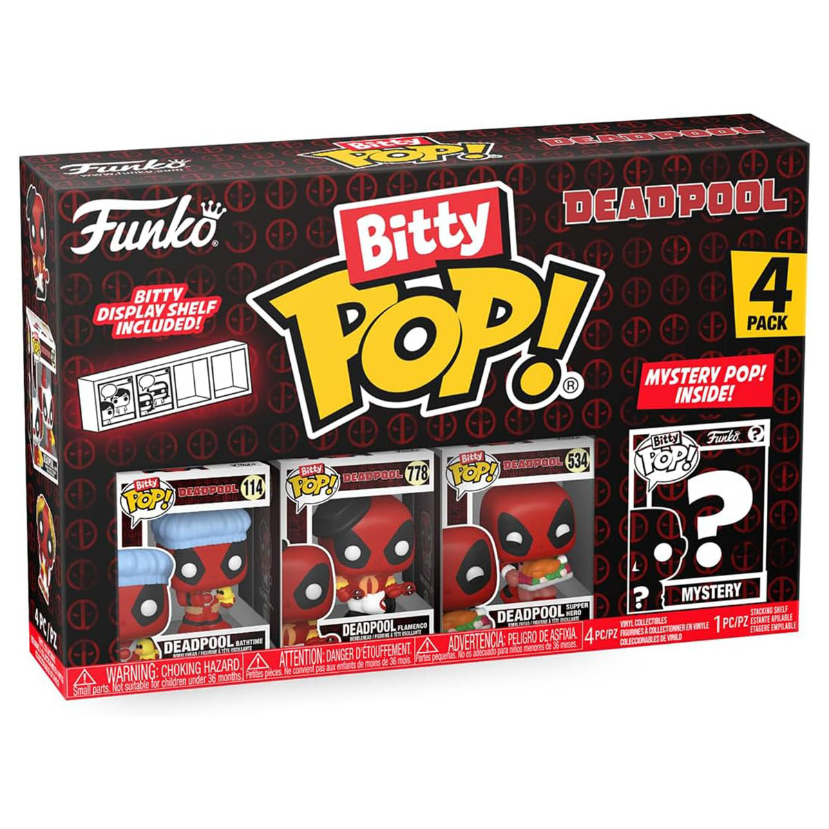 Funko Bitty Pop! Deadpool Mini Figures Series 2 (4 Pack) — Booghe