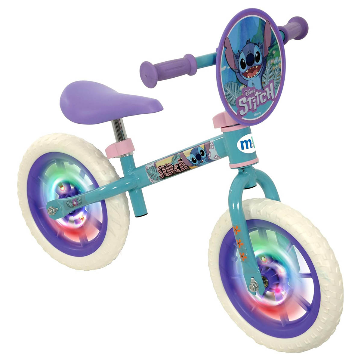 Disney Stitch 12" Balance Bike with Light Up Wheels — Booghe