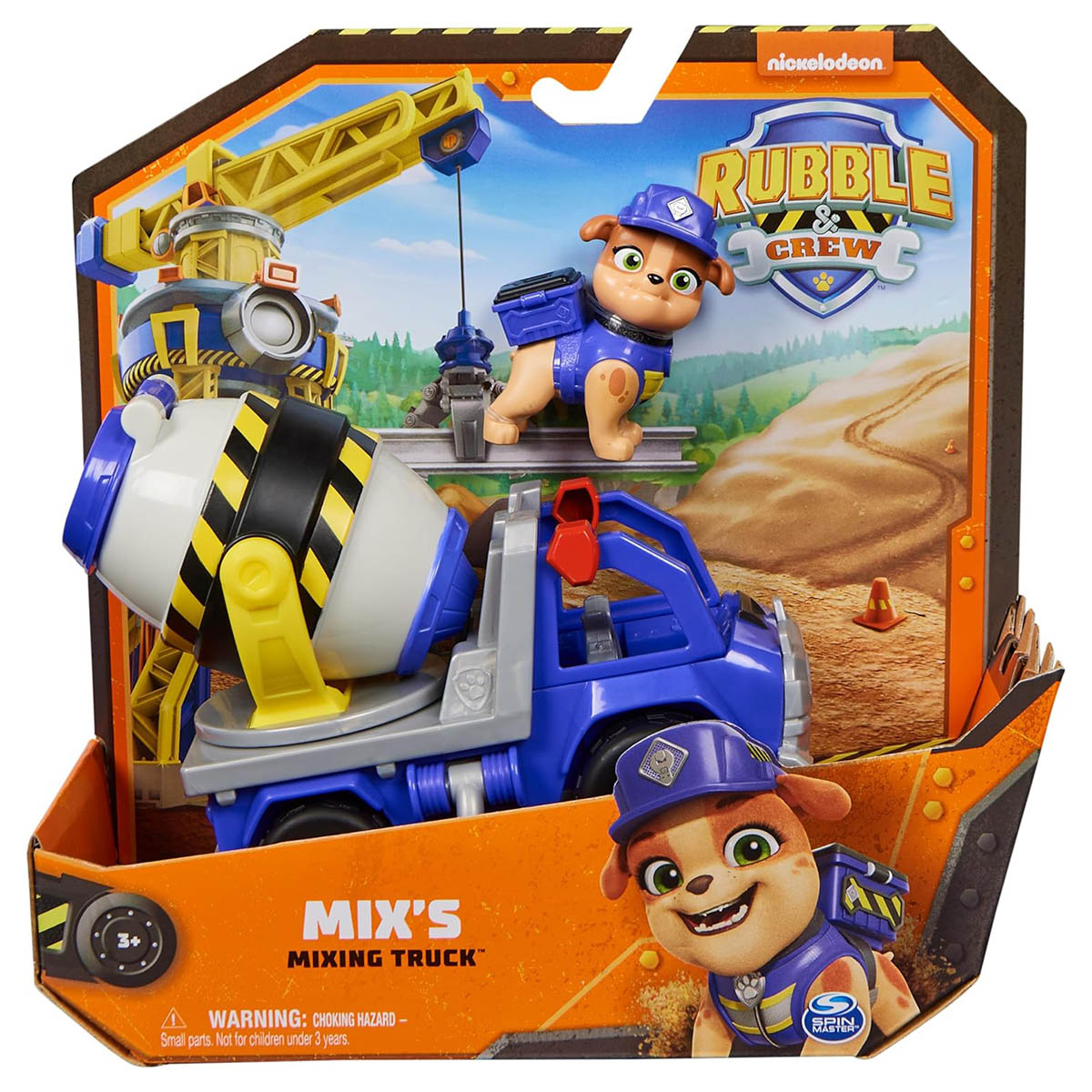 Rubble & Crew Mix's Mixing Truck — Booghe
