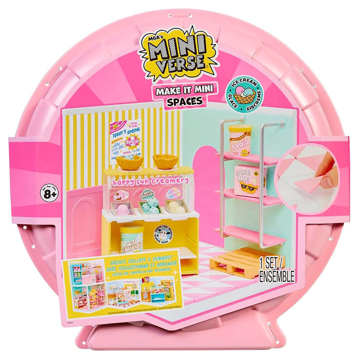MGA's Miniverse Make it Mini Spaces Ice Cream Playset — Booghe