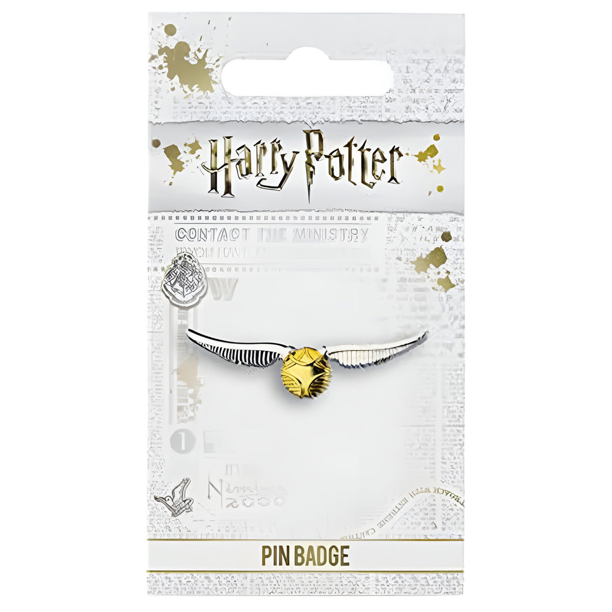 Harry Potter Golden Snitch Pin Badge — Booghe