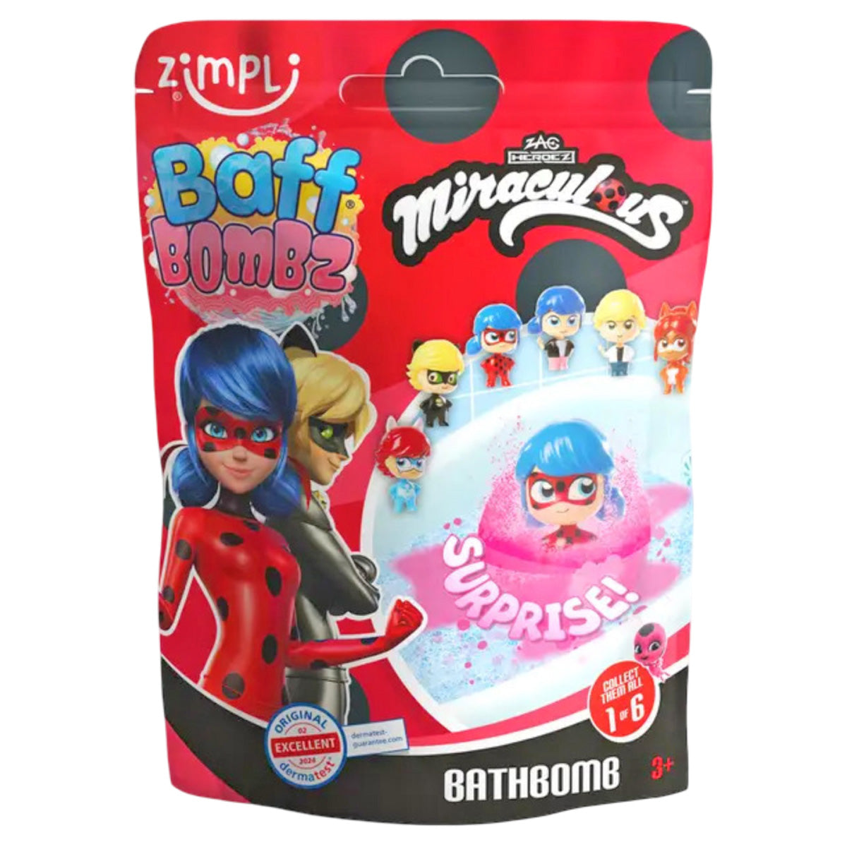 Baff Bombz Miraculous Bathbomb Figure (styles vary) — Booghe