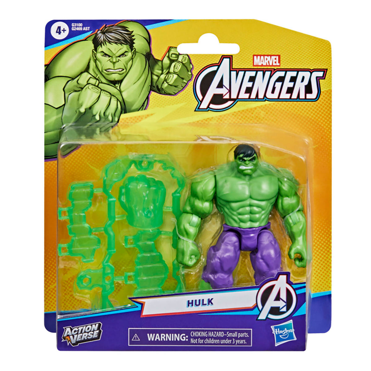 Marvel Avengers ActionVerse Hulk Figure — Booghe