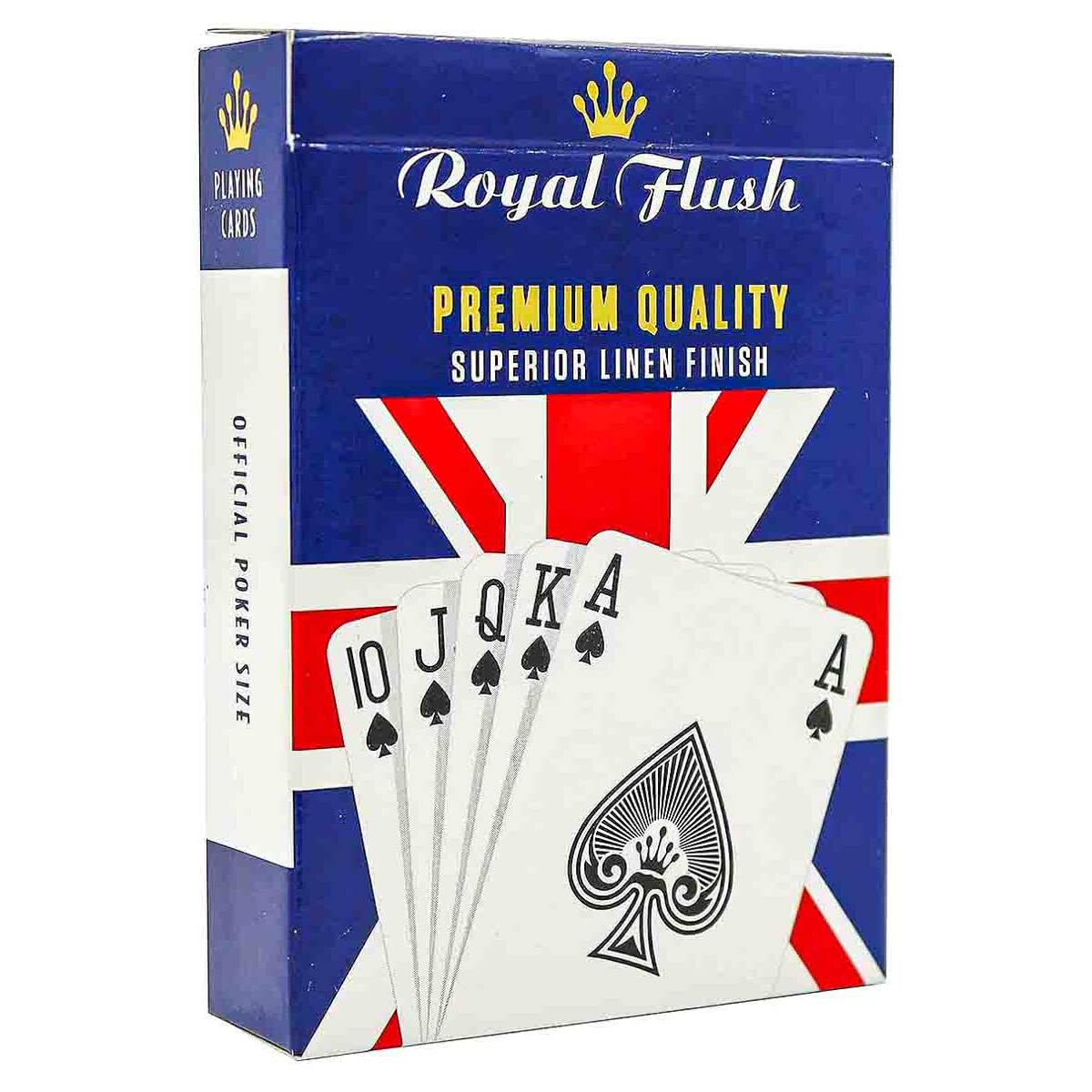 Royal Flush Union Jack Playing Cards — Booghe
