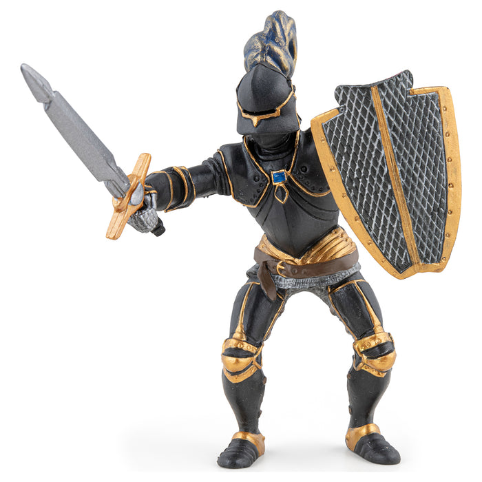 Papo Knight in Black Armour Figure — Booghe