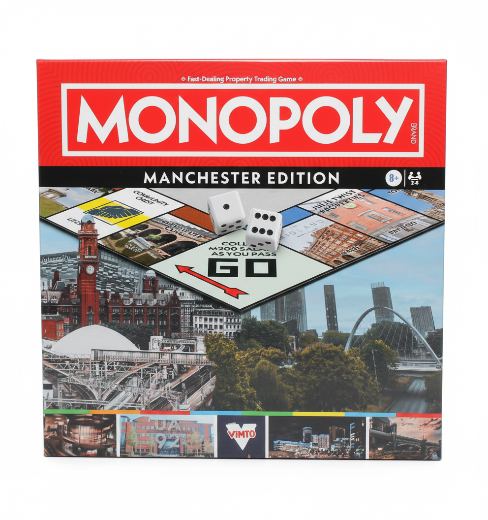 Monopoly Board Game Manchester Edition — Booghe