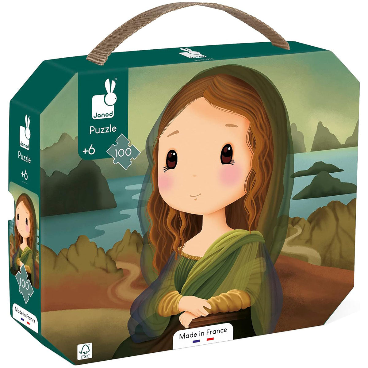 Janod Puzzle Inspired by Leonardo Da Vinci (100 Piece) — Booghe
