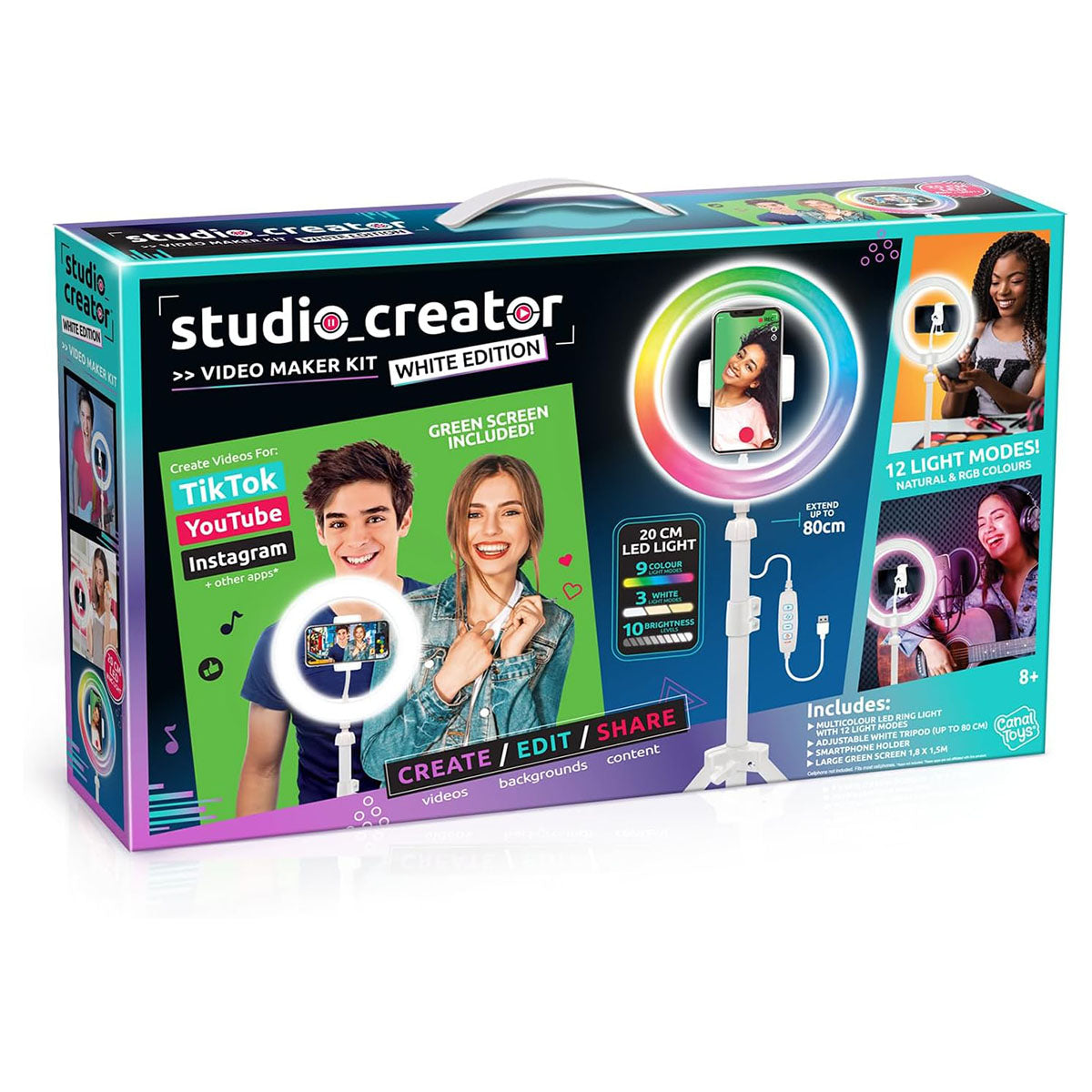 Studio Creator Video Maker Kit White Edition — Booghe
