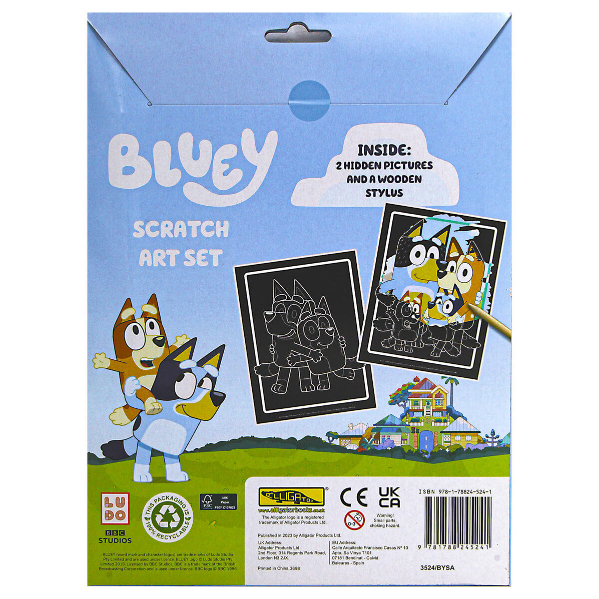 Bluey Scratch Art Set — Booghe
