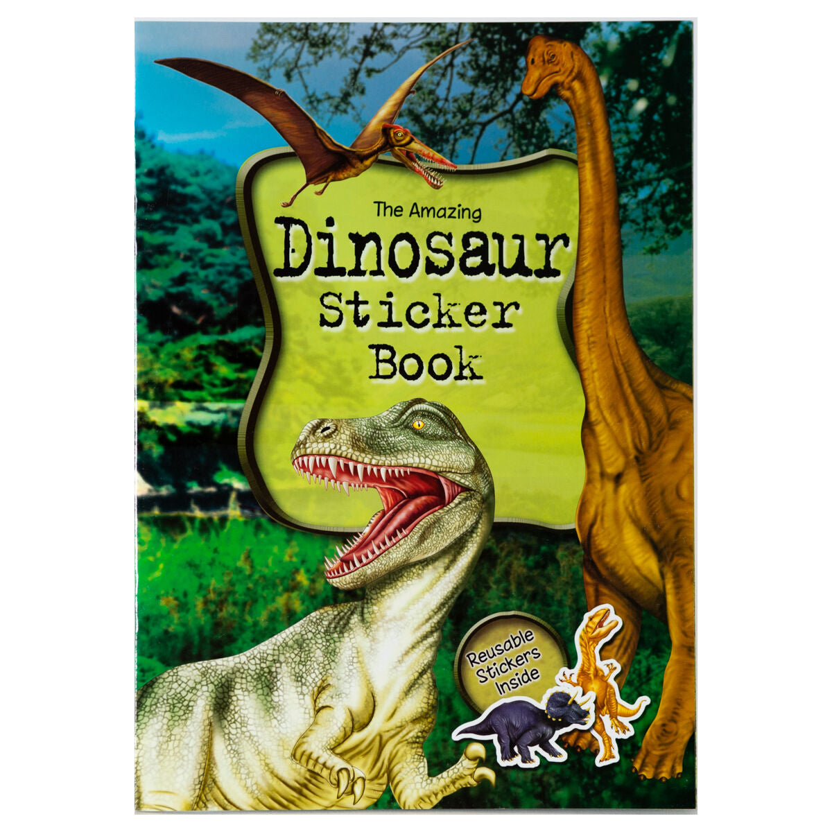 The Amazing Dinosaur Sticker Book — Booghe