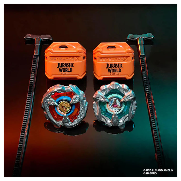 Beyblade X Jurassic World T.Rex vs Mosasaurus Set — Booghe