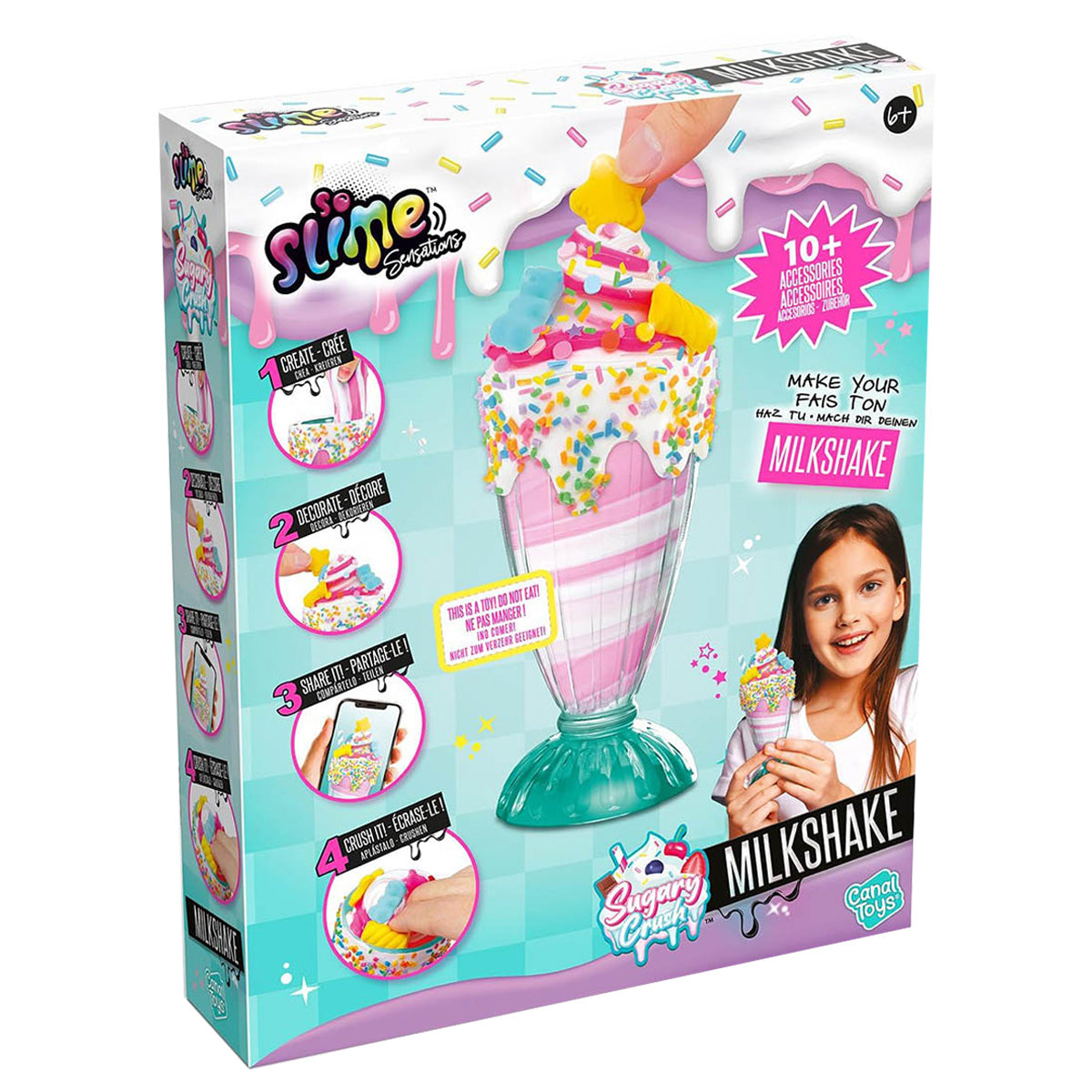 So Slime Sensations: Sugary Crush Milkshake Kit — Booghe