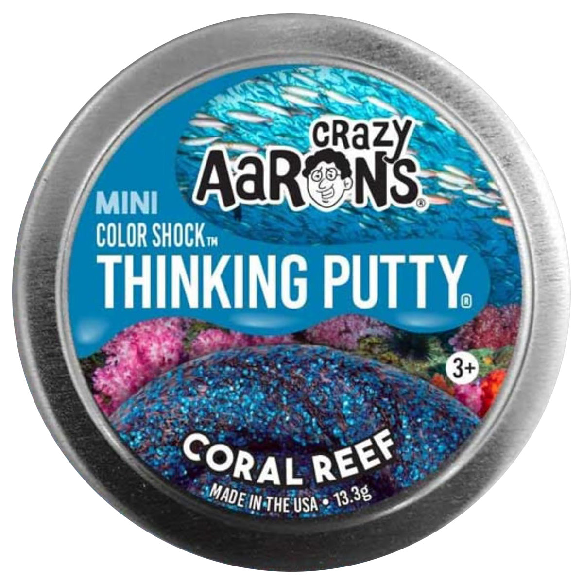 Crazy Aaron’s Coral Reef Mini Colour Shock Thinking Putty 13.3g — Booghe