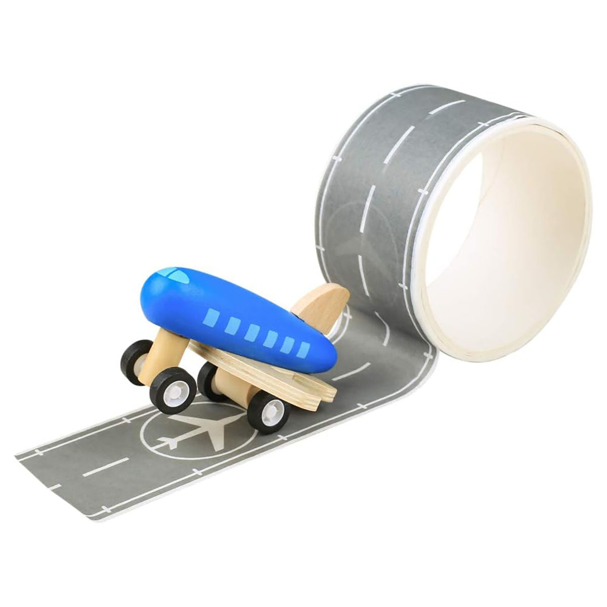 Runway Tape with Wooden Aeroplane — Booghe