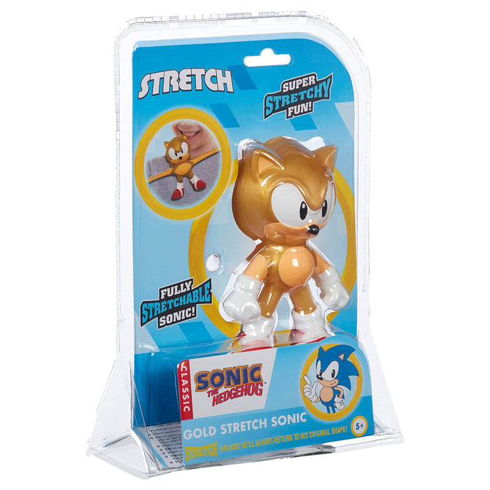 Sonic the Hedgehog Gold Stretch Sonic Figure — Booghe