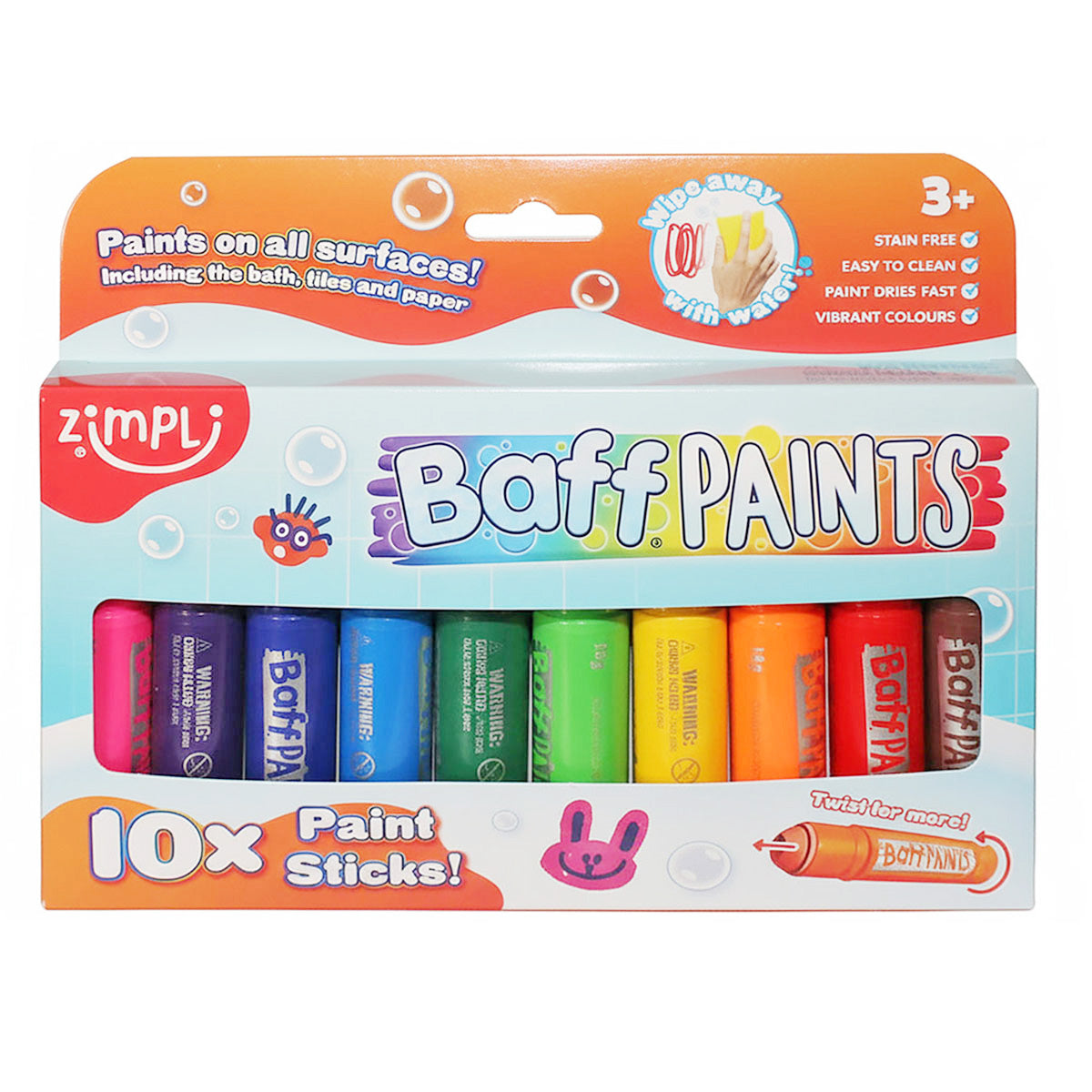Zimpli Baff Paints (10 Pack) — Booghe
