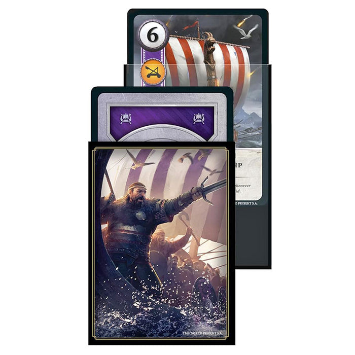 Gwent: The Legendary Card Game: The Witcher Skellige 100 Card Sleeves ...
