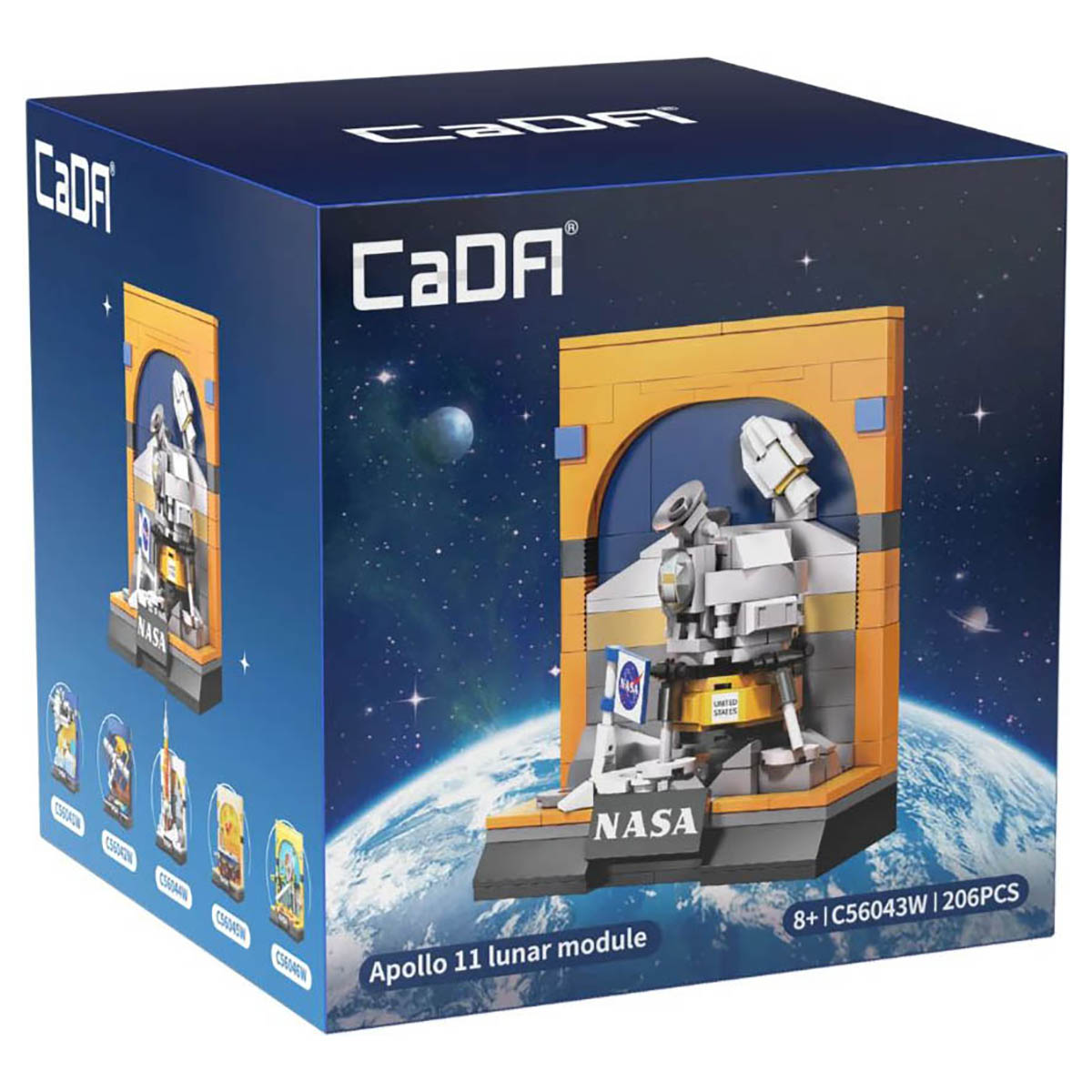 CaDA NASA Apollo Lunar Module Building Set (206 Piece) — Booghe