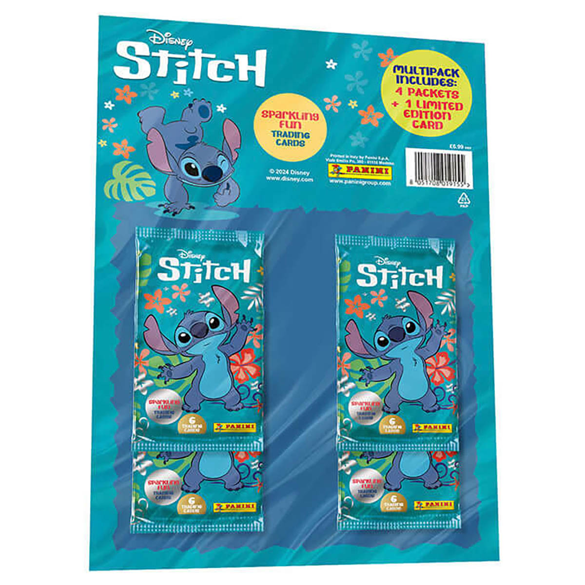 Panini Disney Stitch Sparkling Fun Trading Cards Collection Multipack ...