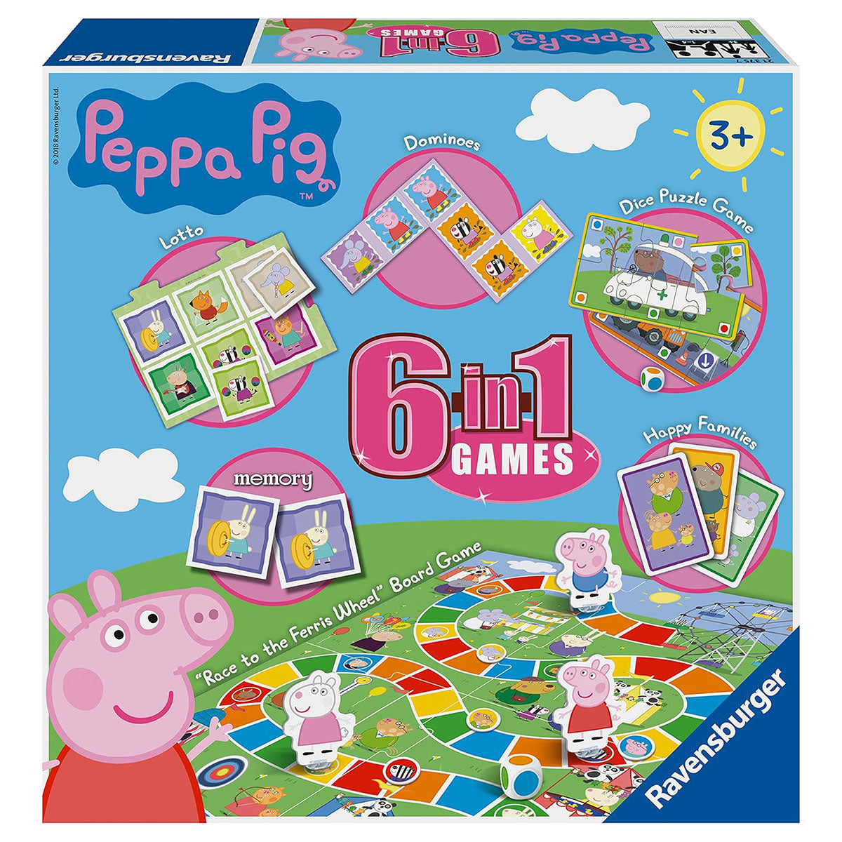 Ravensburger Peppa Pig 6 in 1 Games — Booghe