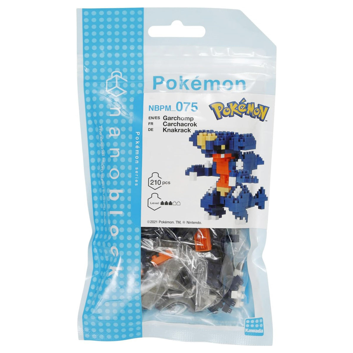 Nanoblock Pokémon: Garchomp Micro-Sized Building Set — Booghe