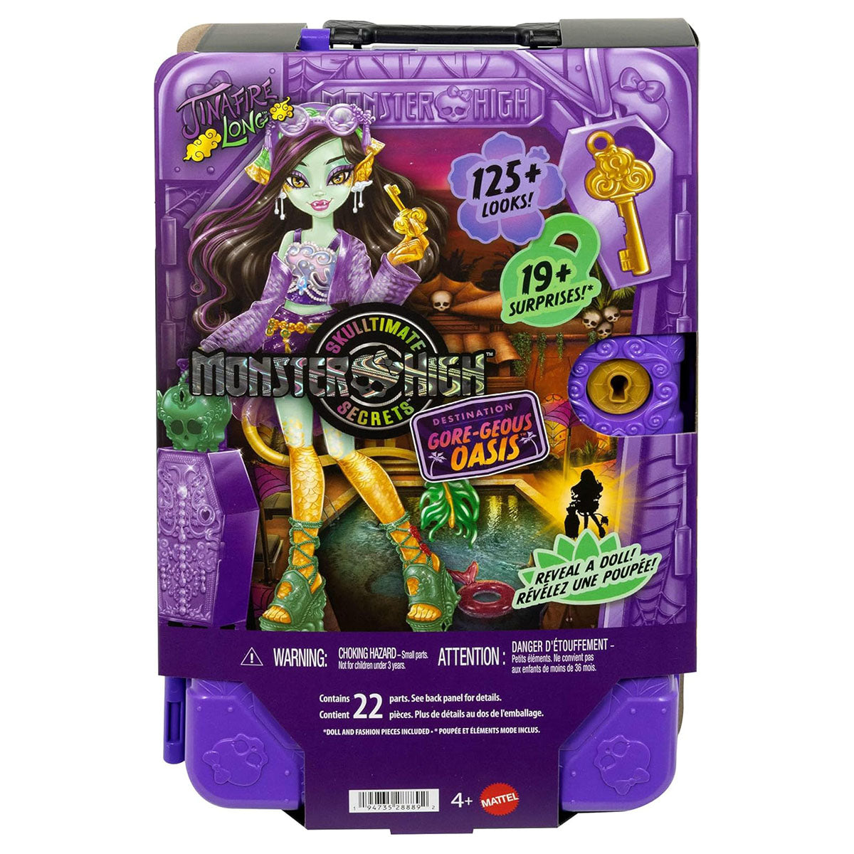 Monster High Skulltimate Secrets Gore-geous Oasis Jinafire Long Doll ...